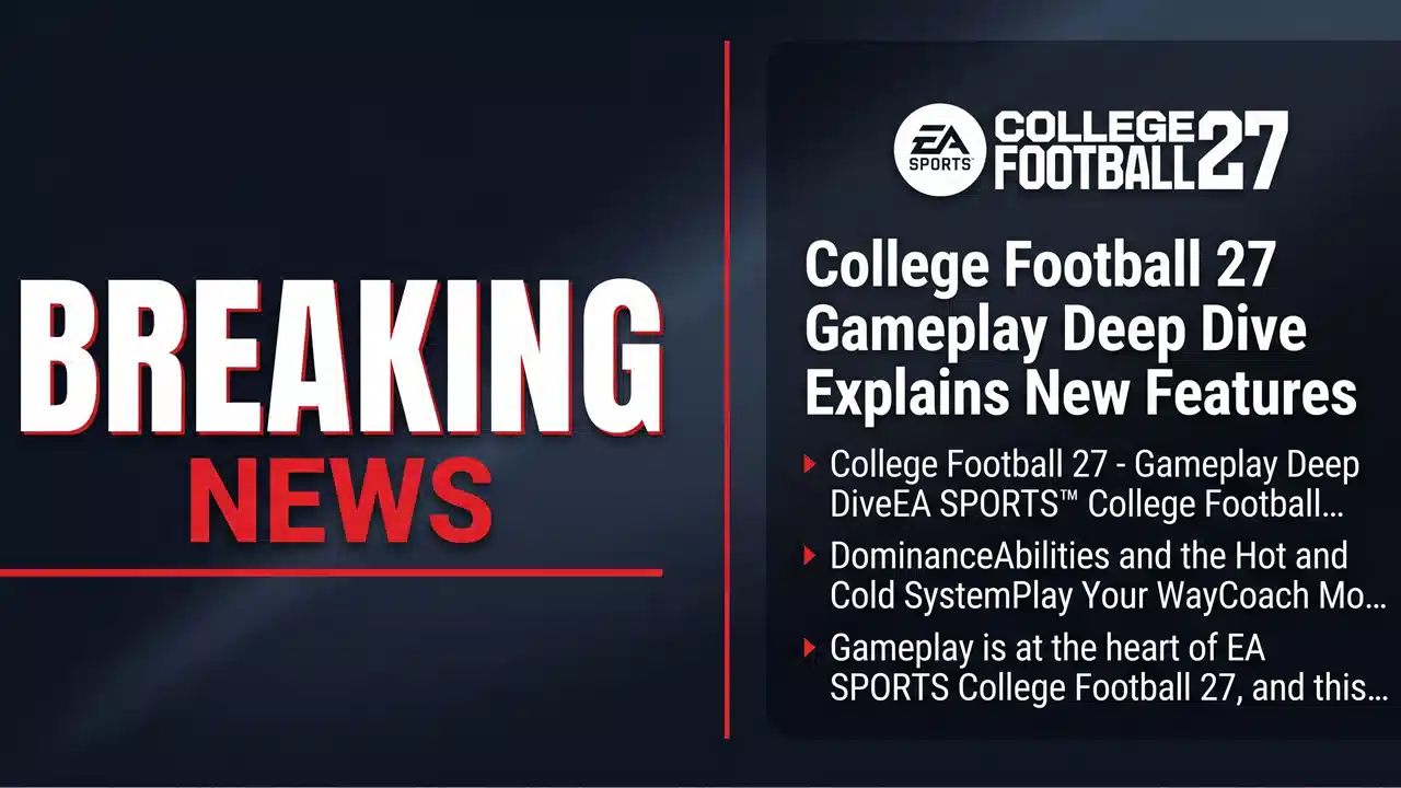 College Football 27: Gameplay Ultimate Guide For College Football 27
